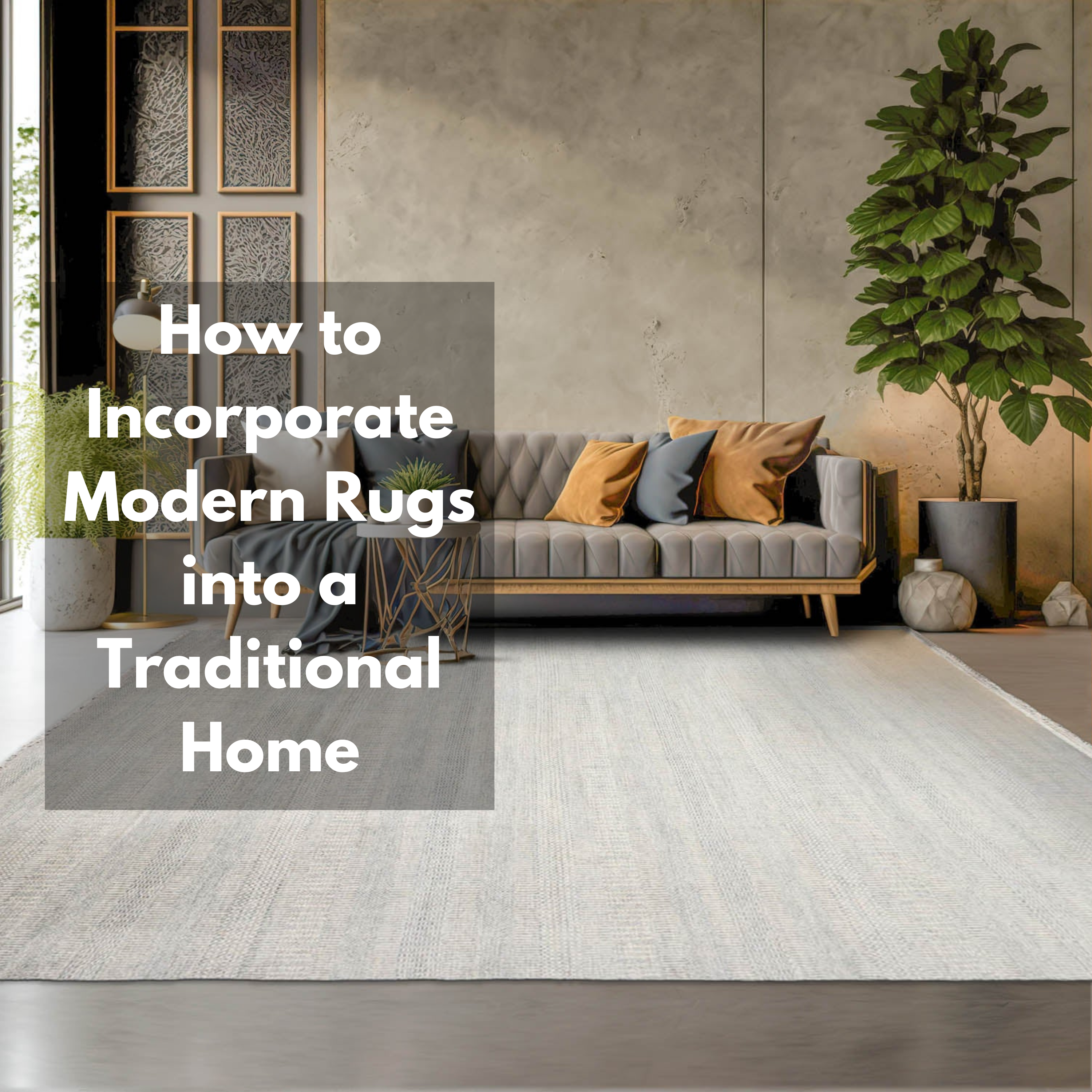 How to Incorporate Modern Rugs into a Traditional Home ...