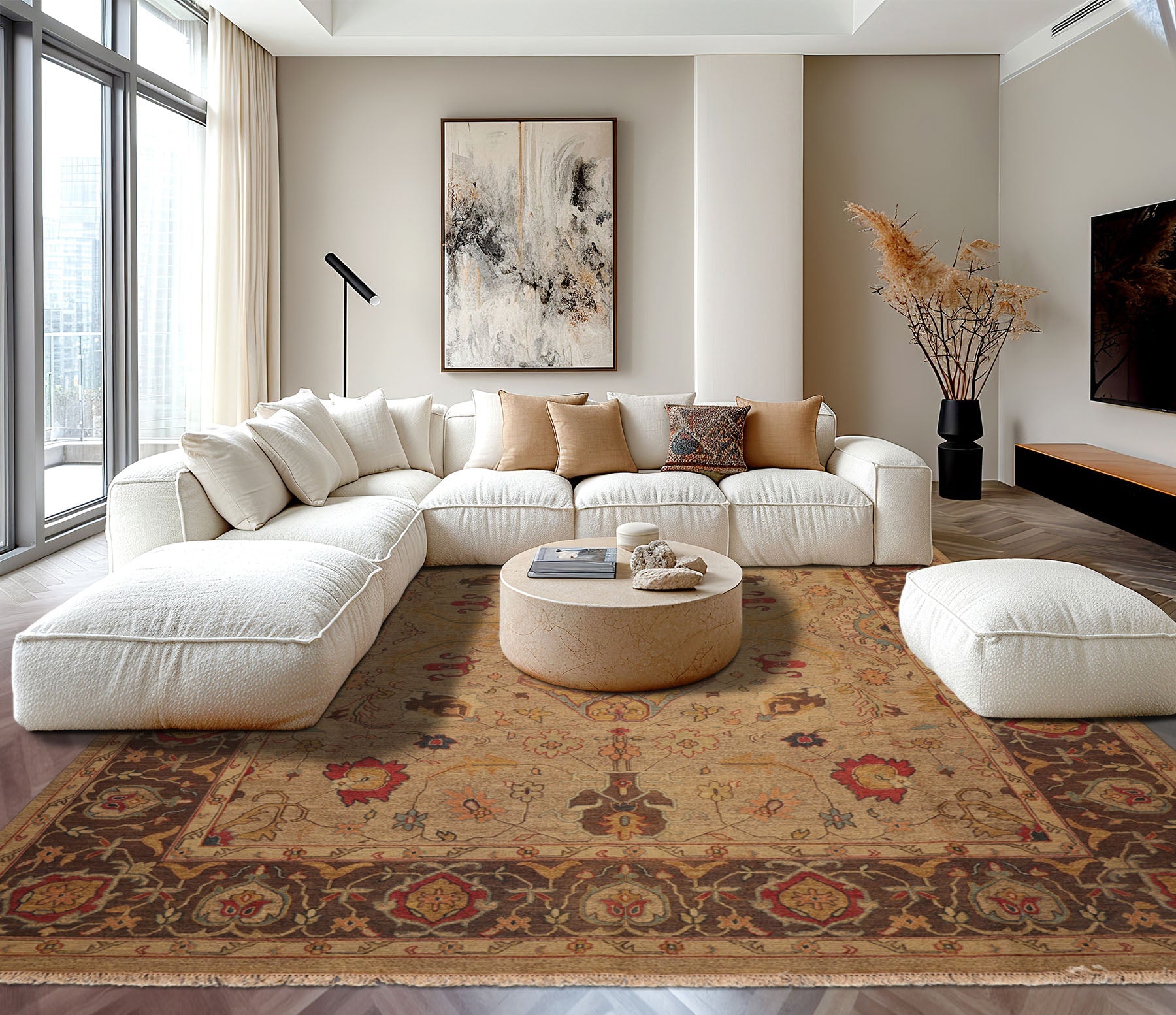 Beige Area Rugs for Living Room, Bedroom & Dining | Free Shipping ...