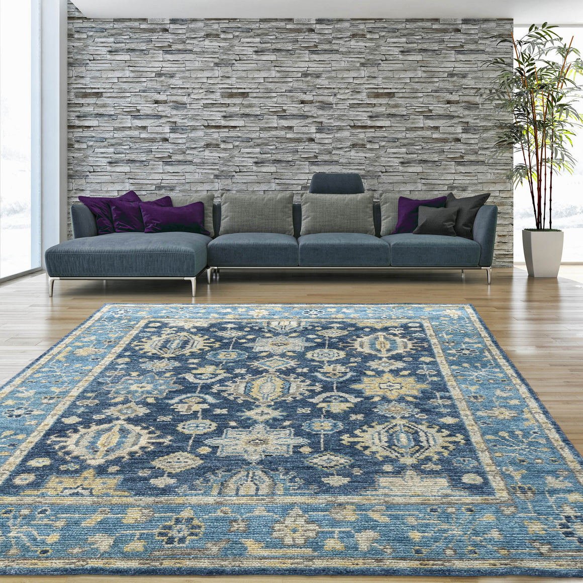 Blue Color Area Rug – americanorientalrug